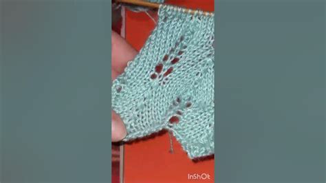 Простий красивий узор спицями зі схемою. #shorts #shortvideo # ...