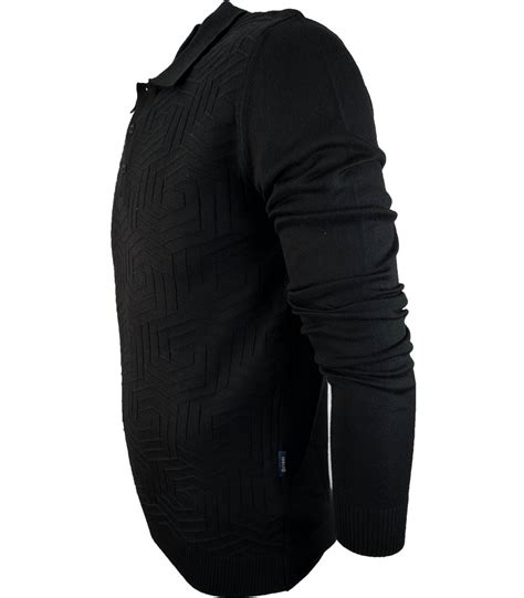 Купить - Черное поло Brioni 7736-1-7736-1 - в интернет магазине Polo-Man.ru