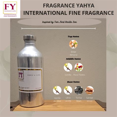 Jual Fragrance Oil Bibit Parfum Bonnie And Clyde Tom Ford Vanilla Sex Shopee Indonesia