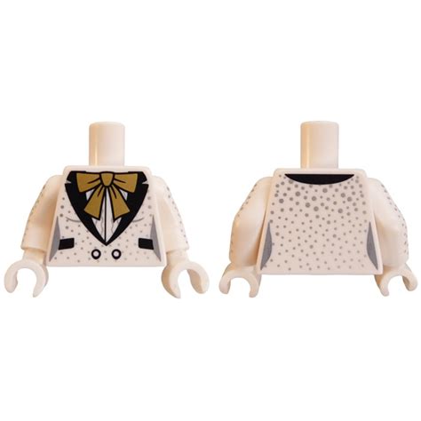 Lego Harley Quinn With White Tuxedo And Roller Skates Minifig Torso