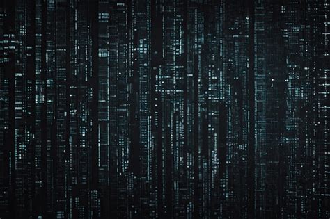 Digital Pixelated Or Bit Patterns Symbolizing Data And Communication