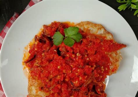 Resep Telur Mata Sapi Sambal Teri Lezat Kreasi Masakan