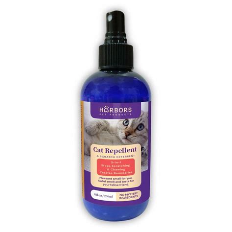 Harbors Cat Scratch And Chewing Deterrent Spray 8 Oz 236 Ml Formulated With Essential Oils