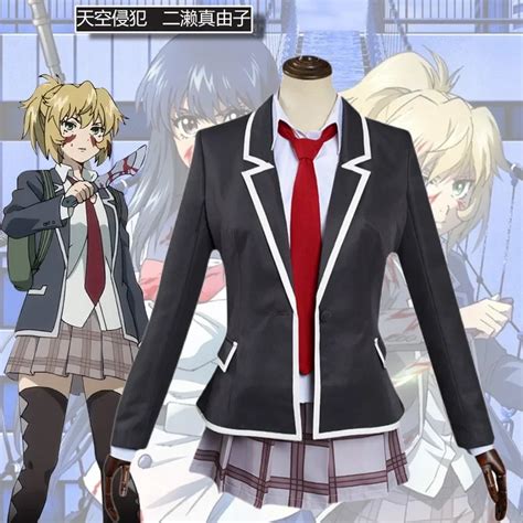Mayuko Nise Cosplay Traje Para Mulheres Anime Invas O De Arranha C Us
