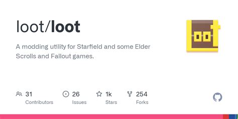 GitHub Loot Loot A Modding Utility For Starfield And Some Elder Scrolls And Fallout Games