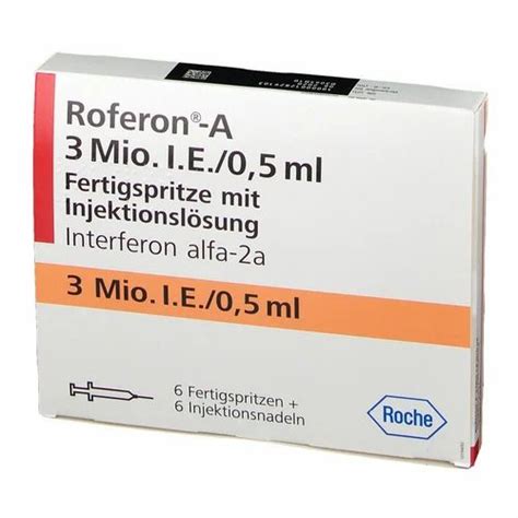 Roferon A For Clinical 30 Mcg05 Ml At Rs 555piece In Nagpur Id