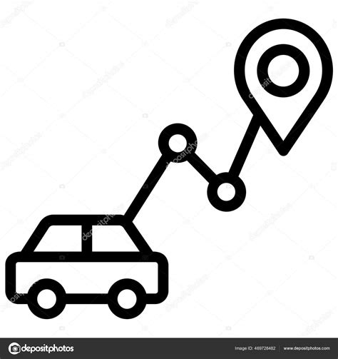 Drop Location Gps Map Icon Outline Style Stock Vector By ©iconfinder