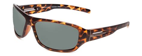 Coyote Sonoma Unisex Wrap Polarized Sunglasses Matte Tortoise 61mm