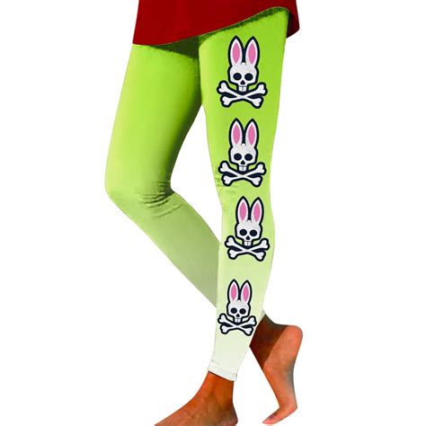 Women Leggings High Waist Tummy Control Easter Trousers Lifting