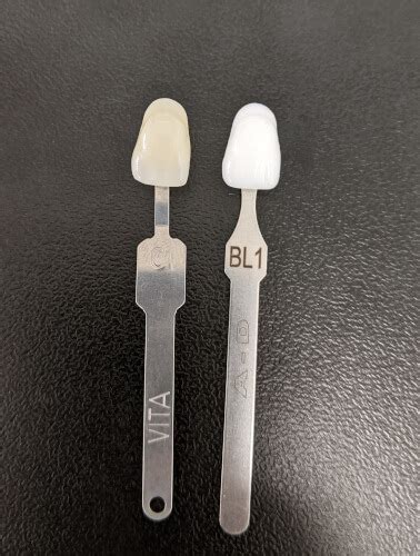 C1 Tooth Color Photo Comparison Guide Afterva Oral Health Library