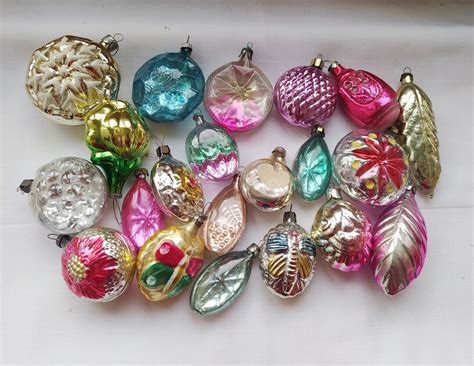 Décoration Darbre De Noël Soviétique Ornement De Noël En Verre De