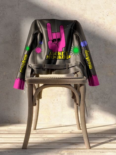 Premium Psd Leather Jacket Mock Up Design For Women