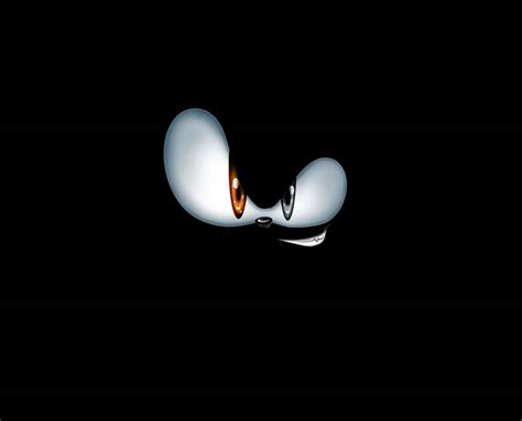 Download Shadow The Hedgehog Eyes On Black Wallpaper