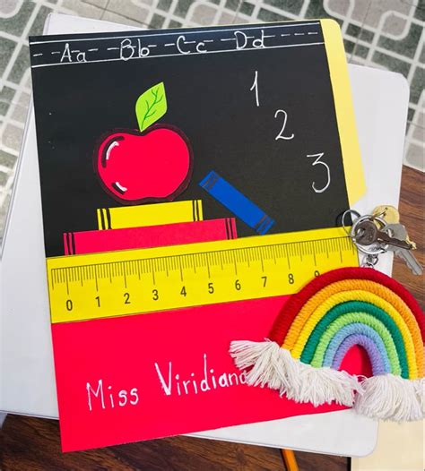 Folder Decorado ️🖍 Manualidades Escolares Actividades De Arte Para