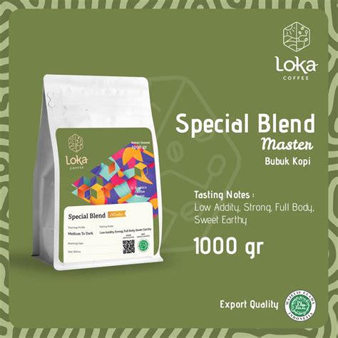 Jual Loka Coffee Kopi Master Blend Kopi Arabica Biji Kopi Bubuk