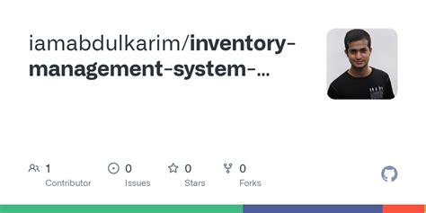 Github Iamabdulkarim Inventory Management System With Laravel Vue