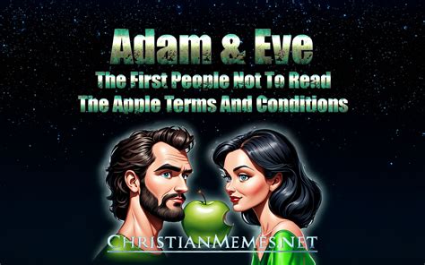 Adam Eve And The Apple Christian Memes