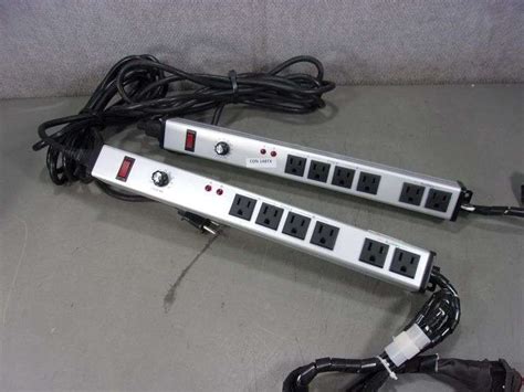 Aluminum Cased 6 Plug Switchable Control Plug Strips 2x Money