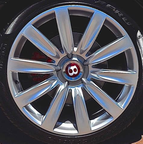 1x Genuine Bentley Continental Gt Spur Mulsanne Centre Cap 3w0601159p