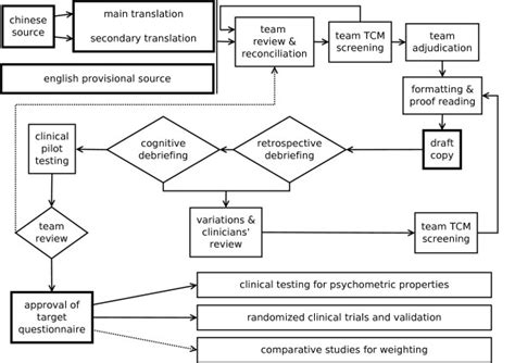 Translation Procedure Flow Chart Detailing The Subsequent Steps For Download Scientific