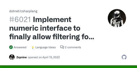 Implement Numeric Interface To Finally Allow Filtering For Numbers Dotnet Csharplang