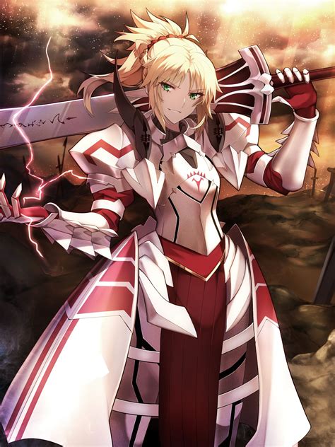 Mordred Saber Of Red Fate Apocrypha Mordred Fate Anime Series