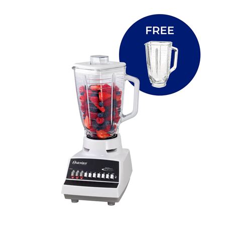 Oster® 10 Speed Blender With 1 25l Heat Resistant Glass Jar All Metal