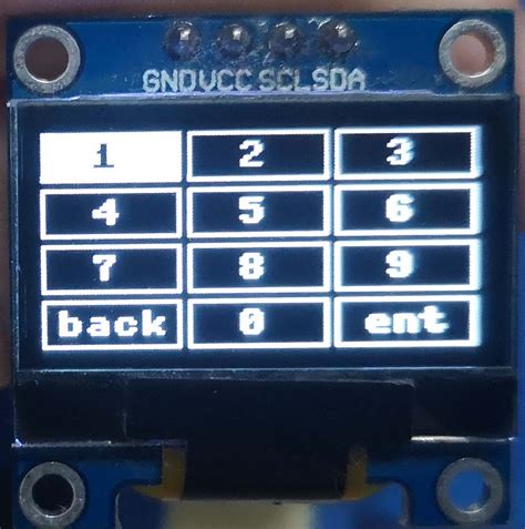 Micropython Esp32 Ssd1306显示屏上实现用上下左右确认键实现字符的输入 物联网开发 Micropython 源码 文档 技巧