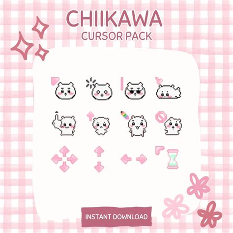 15 Chiikawa Themed Mouse Cursor Packs Windows Only Cute Mouse Cursors Cute Mouse Pointers
