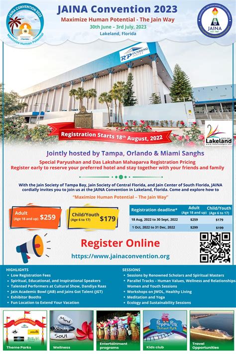 Jaina Newsletter Jaina Convention 2023 Registration Starts 18th August 2022 Jaina Jainlink