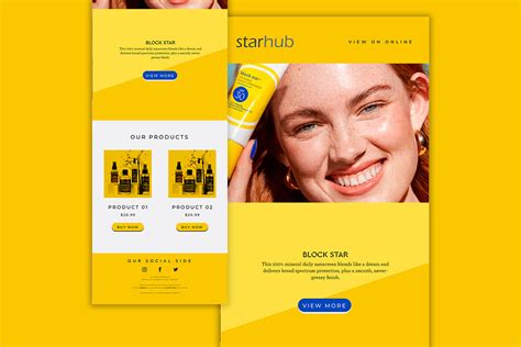 Responsive Email Template Design Behance