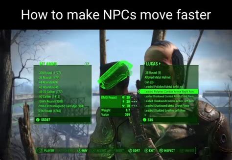 How To Make Npcs Move Faster Ob Round I1727 38 Rour 45 70 777 Calbe