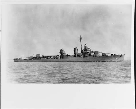 19 N 42189 Uss Stevens Dd 479 Broadside Starboard