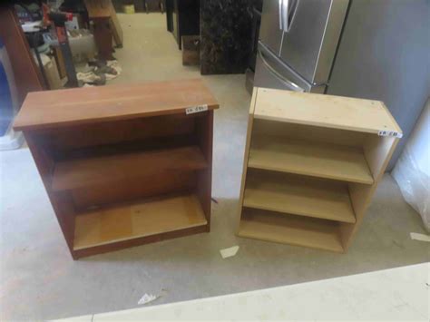 2 Open Wood Shelves 30 X 24 X 12 And 31 X 30 X 12 Mcsherry