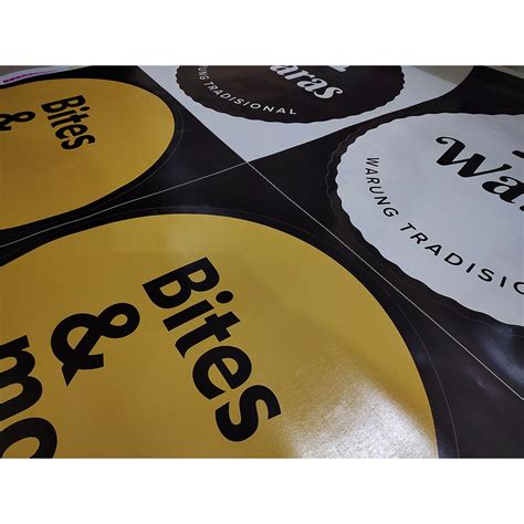 Jual CETAK STICKER PREMIUM UV INK Shopee Indonesia