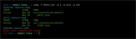 Github Bahamas10sshp Parallel Ssh Executor