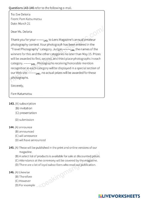 Practice 4 Part 6 Worksheet