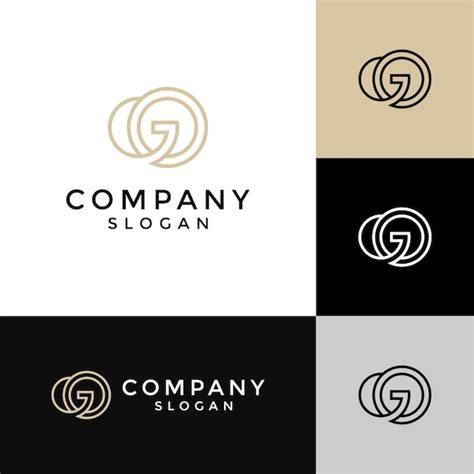 Premium Vector Memorable And Modern Initial Letter Go Or Og Monogram Logo