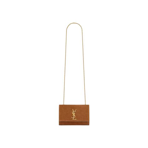 생로랑 케이트 스몰 스웨이드 카멜 Saint Laurent Kream