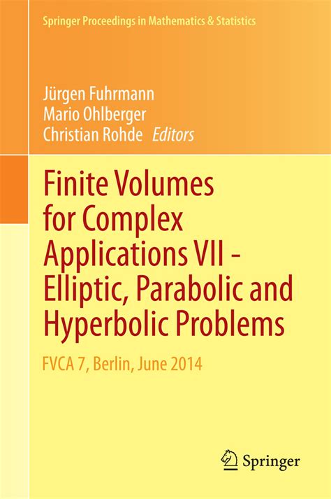 Finite Volumes For Complex Applications Vii Elliptic Parabolic And
