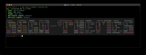Ascii Themes Nodejs Cli Interface To Generate Vscode Themed Ascii