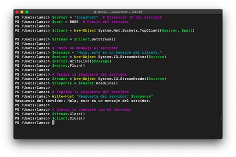 Pasos Para Crear Un Servidor Y Un Cliente En Powershell Tcpip