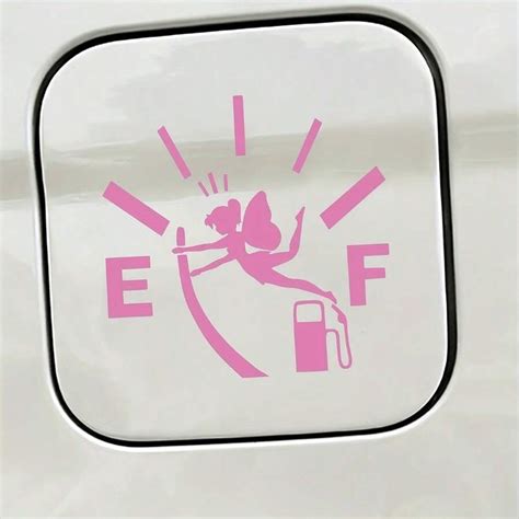 Fuel Tank Door Decal Fuel Gauge Fae Decal Decal Fun Fuel Tank Decal Empty Fuel Decal Car