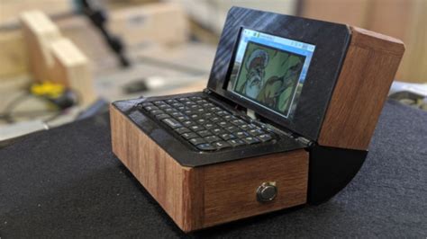 Tiny Wooden Laptop Packs A Raspberry Pi Piday Raspberrypi Raspberry Pi Adafruit Industries