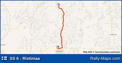 Ss 6 Ristimaa Stage Map Tornio Ralli 2024 🌍 Rally