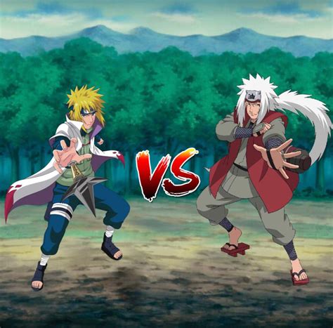 Minato Vs Jiraiya Naruto Amino