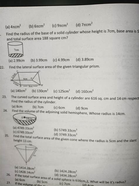 Find The Lateral Surface Area Of The Given Triangular Prism Filo
