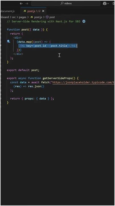 Re Server Side Rendering With Nextjs For Seo 🌐 Javascript Webdev