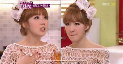 윙크 튜브탑이 배꼽까지 내려가 아찔한 무대사고 공개