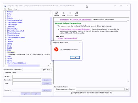 Runtime Warning Operating System Incompatible Driver List Aveva™︎